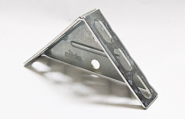 Gas Riser support bracket light duty 100mm x 100mm